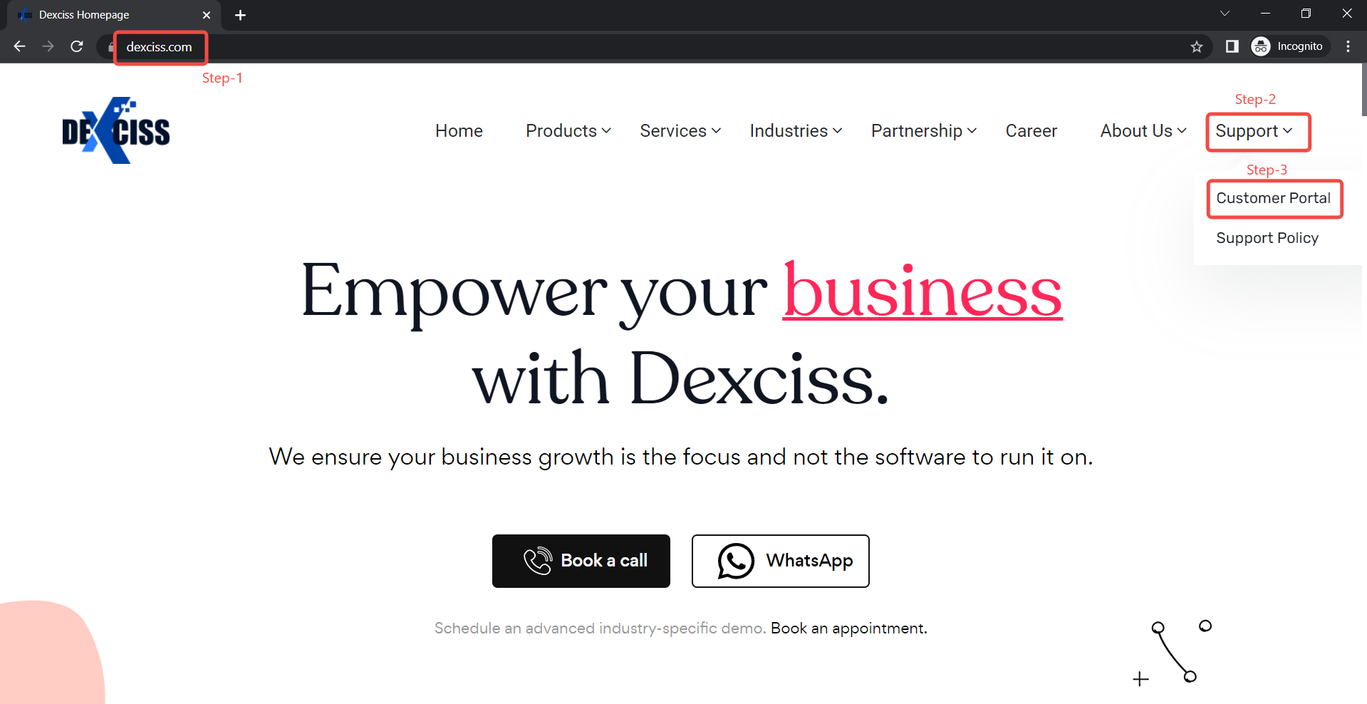 Dexciss Technology - How to raise Ticket in Dexciss Customer Portal